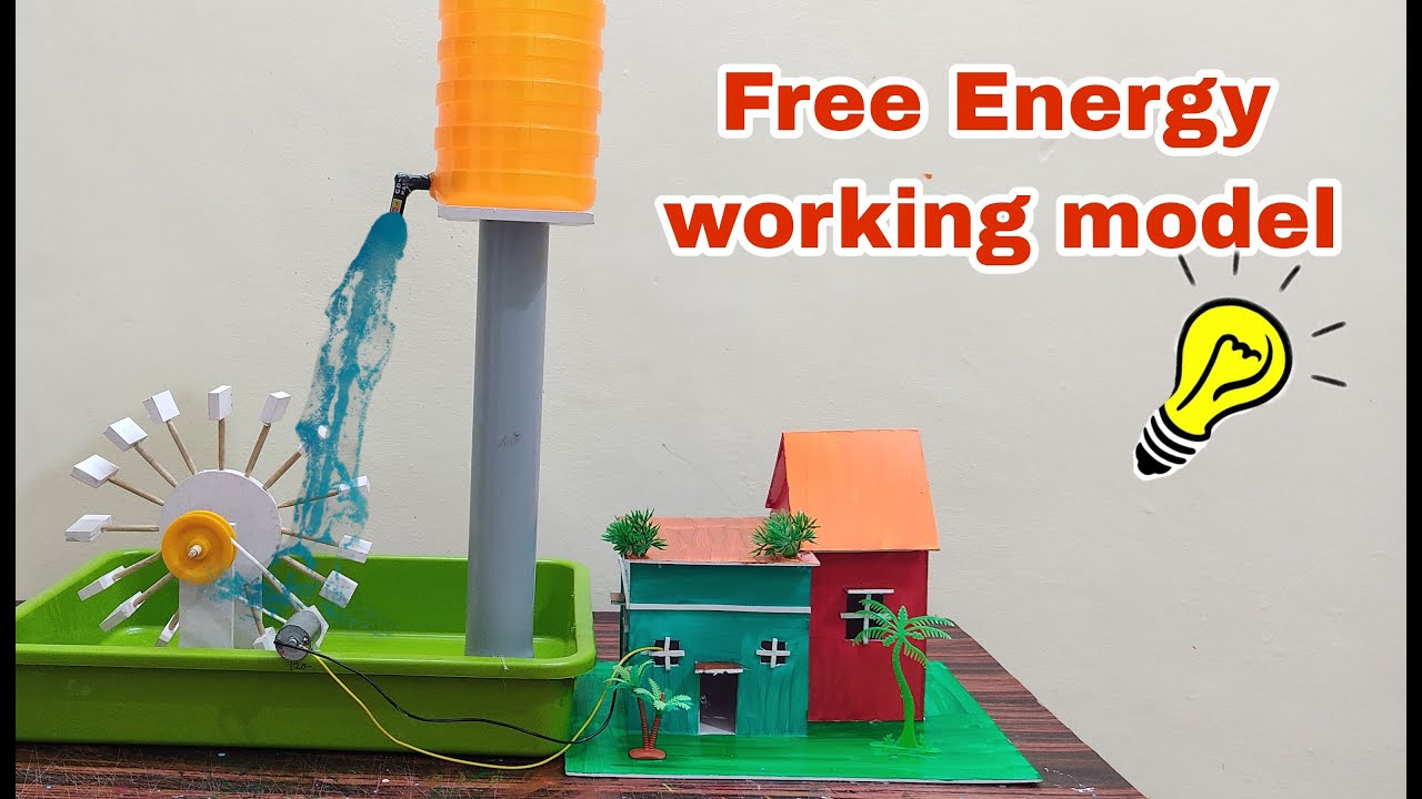 hydropower plant project working model | Science project #science - YouTube