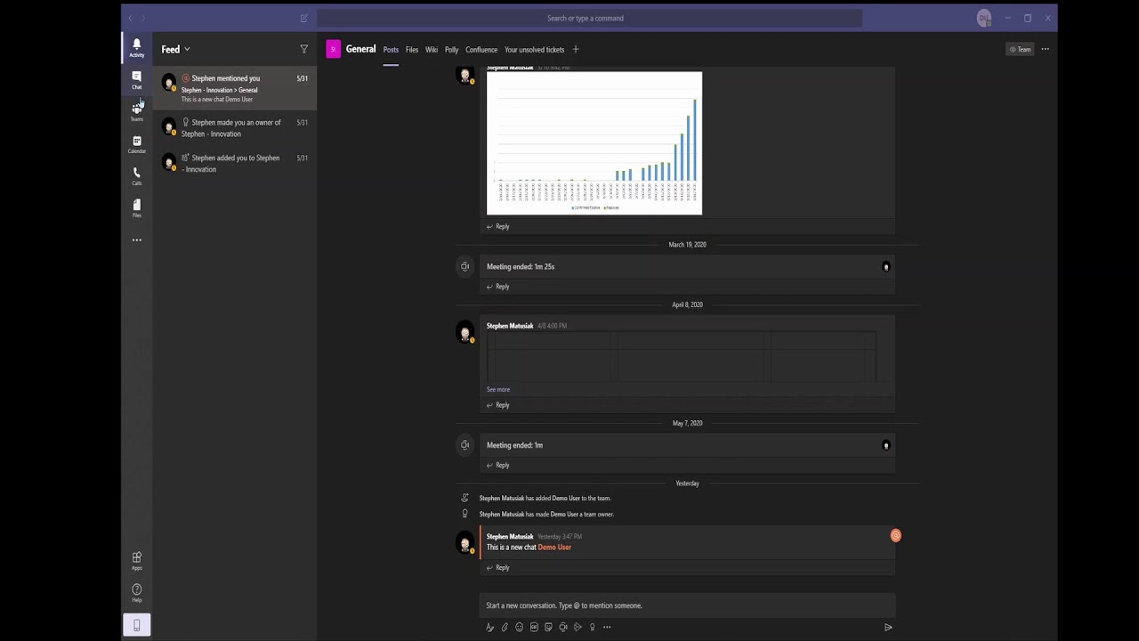 A brief introduction to the Microsoft Teams layout - YouTube