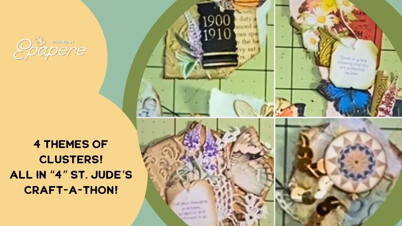 4 Themes of Clusters! All In “4” St. Jude’s Craft-a-Thon! #stjude - YouTube