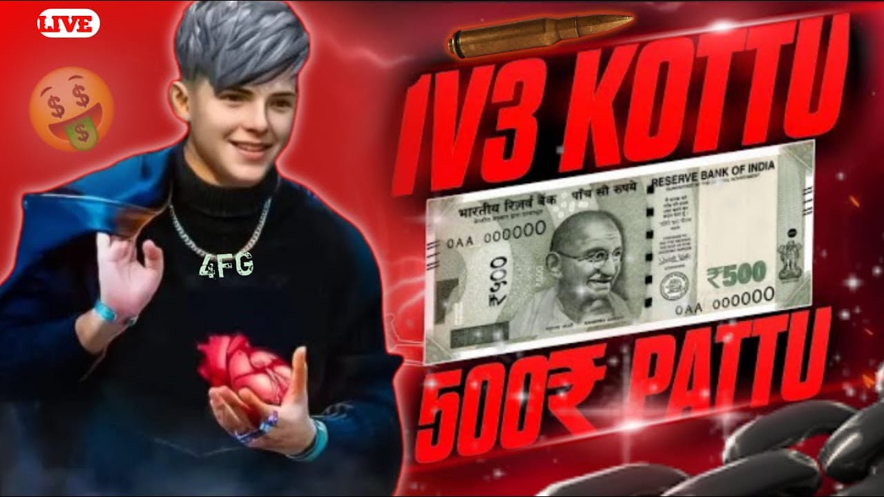 1v3 Kottu 500 Pattu Free Fire In Telugu #4FG #TELUGU FREE FIRE #TEAM ...