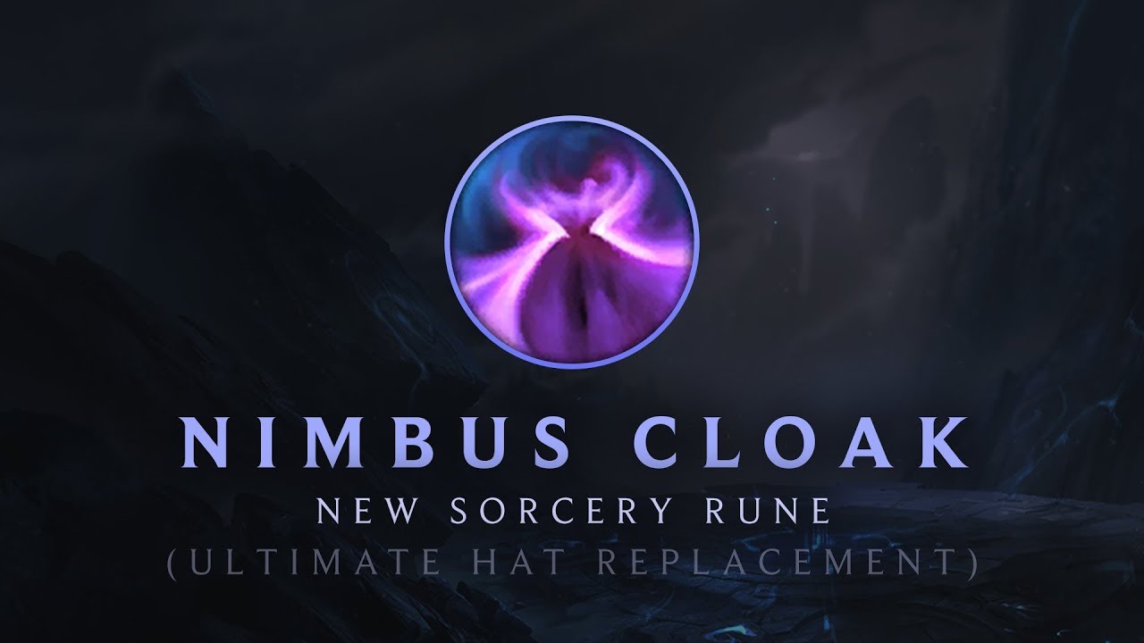 Nimbus cloak - New Sorcery Rune | League of Legends - YouTube