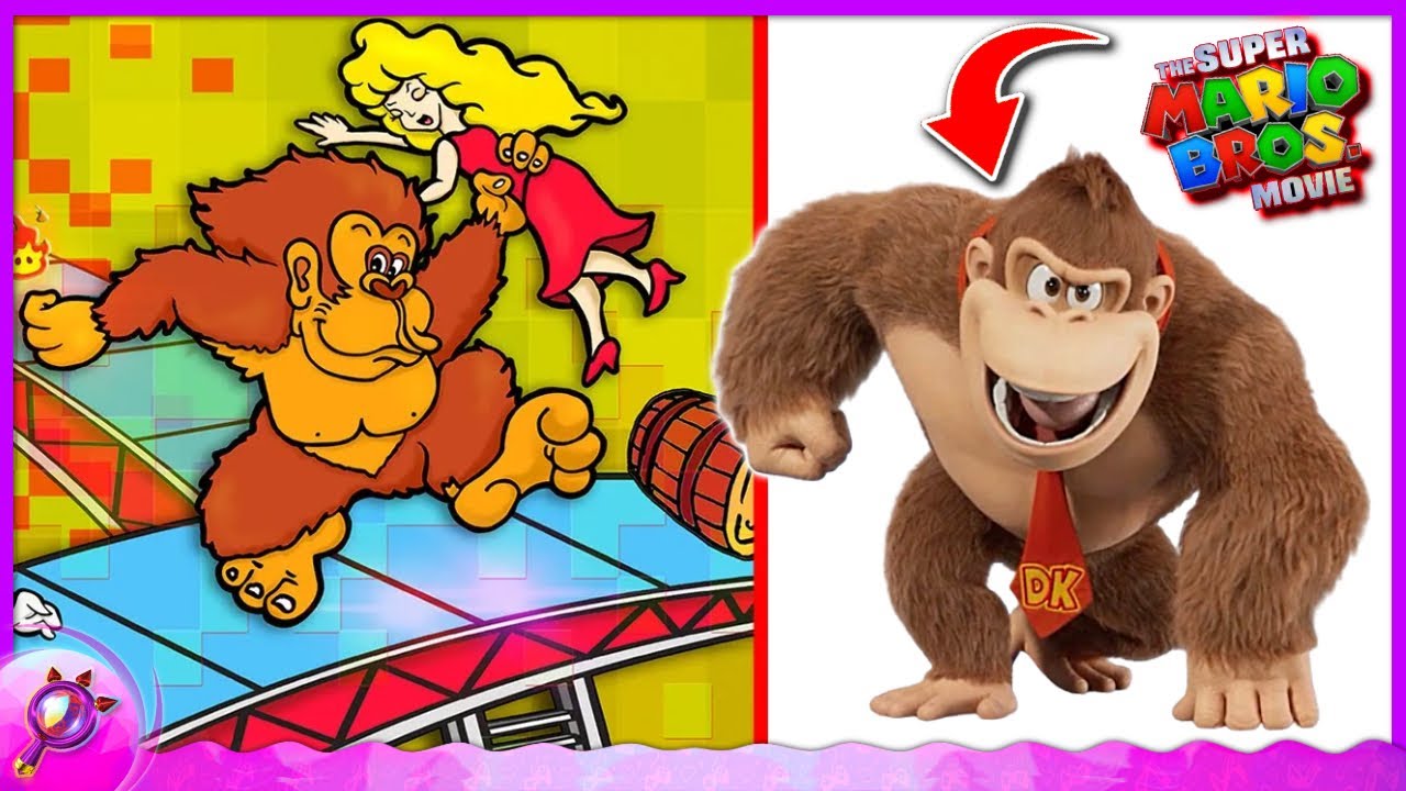 The Evolution of Donkey Kong's Design | The Super Mario Bros. Movie ...