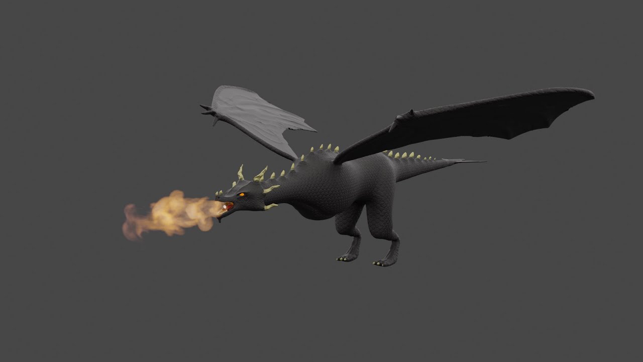 Wyvern sculpt and render - YouTube