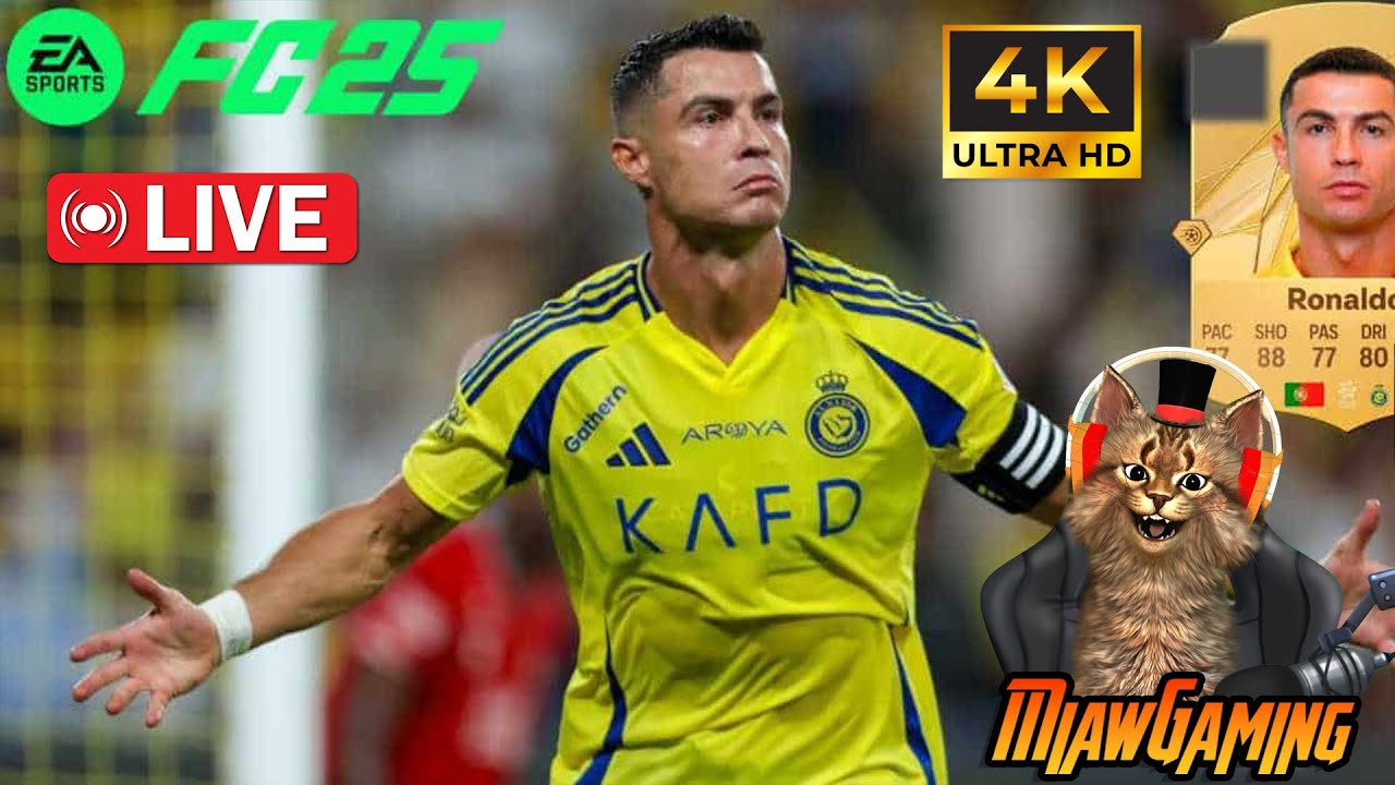 🔴LIVE Ronaldo is my Favorite Football Player - FC25 - YouTube