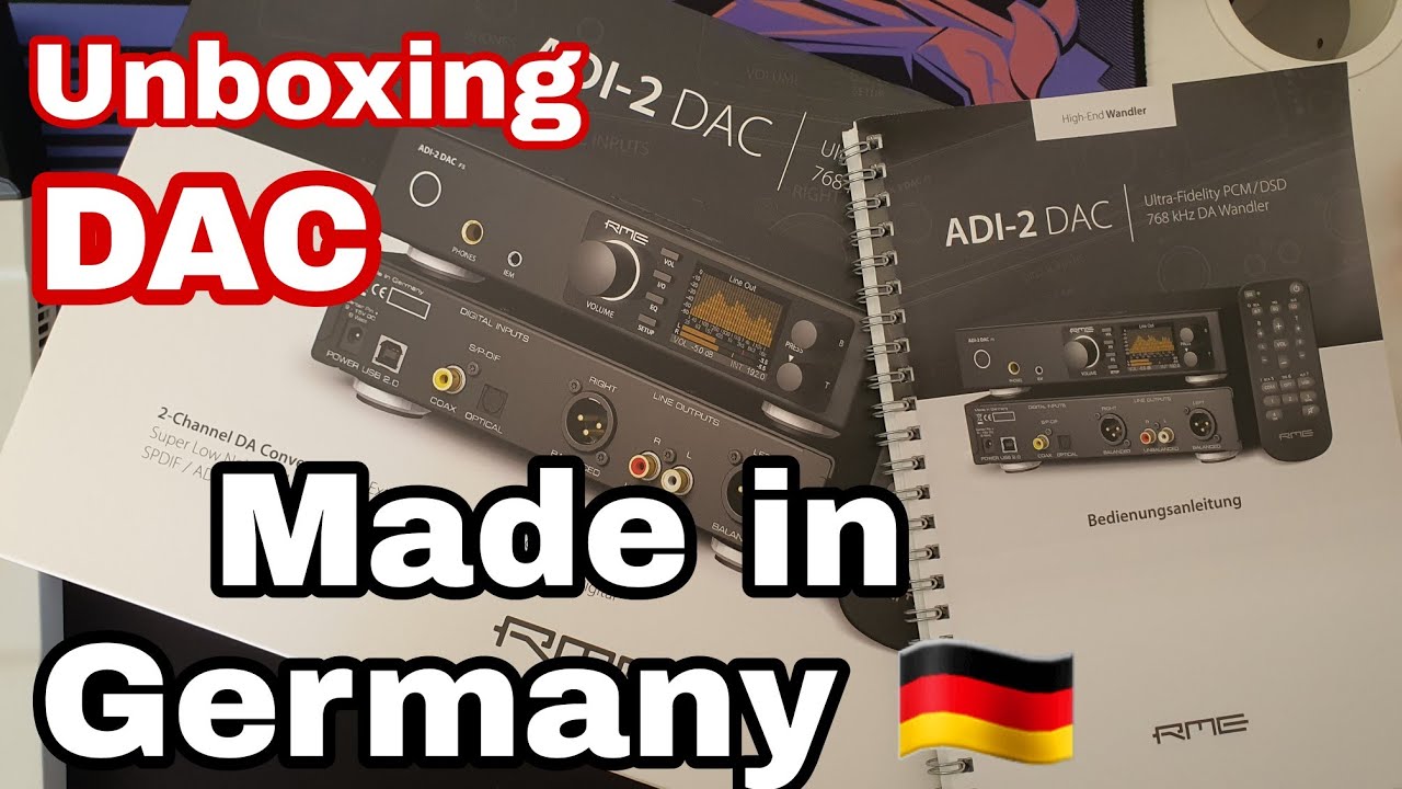 DAC Hecho en Alemania Unboxing: Adi 2 DAC FS - YouTube