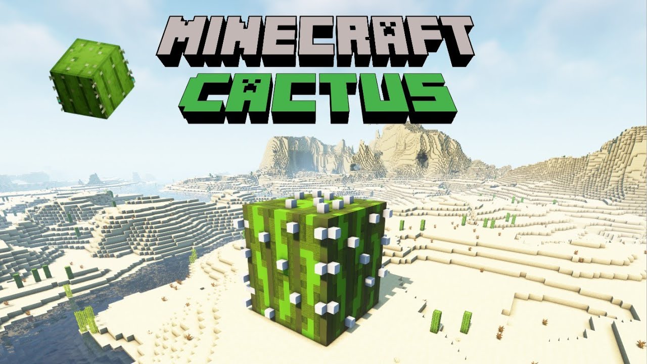 How to build a Cactus House in Minecraft! - YouTube
