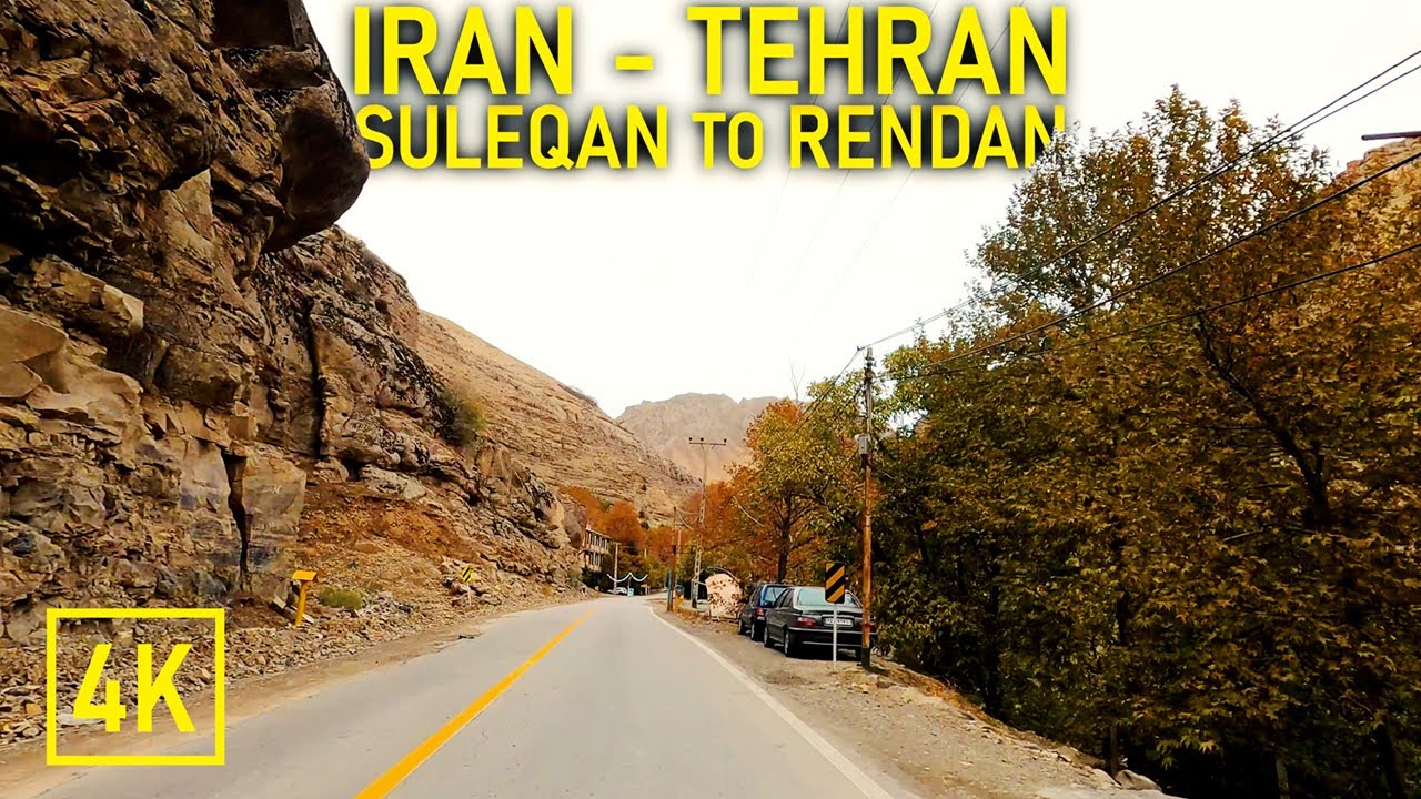 Suleqan to Rendan Village Road - Driving Tour in IRAN - Autumn 2021 ...
