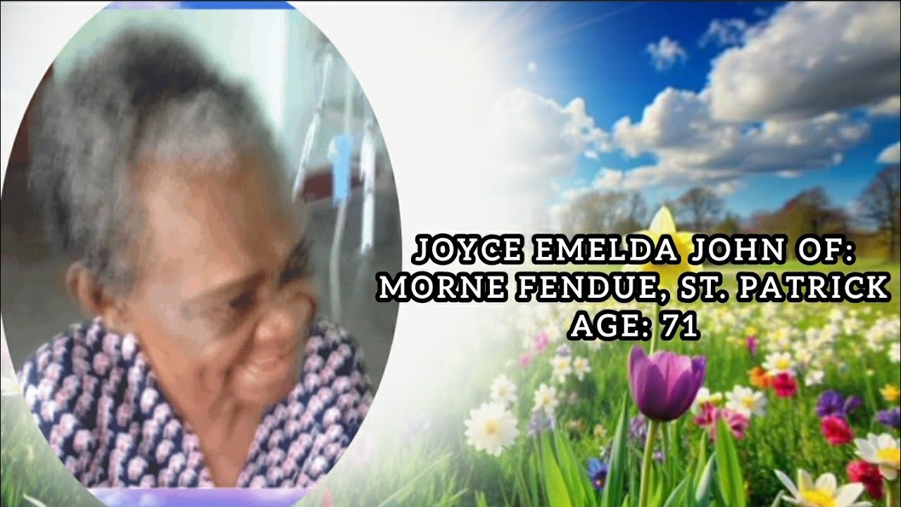 Joyce Emelda John Of Morne Fendue, St. Patrick Funeral and Burial Service - YouTube