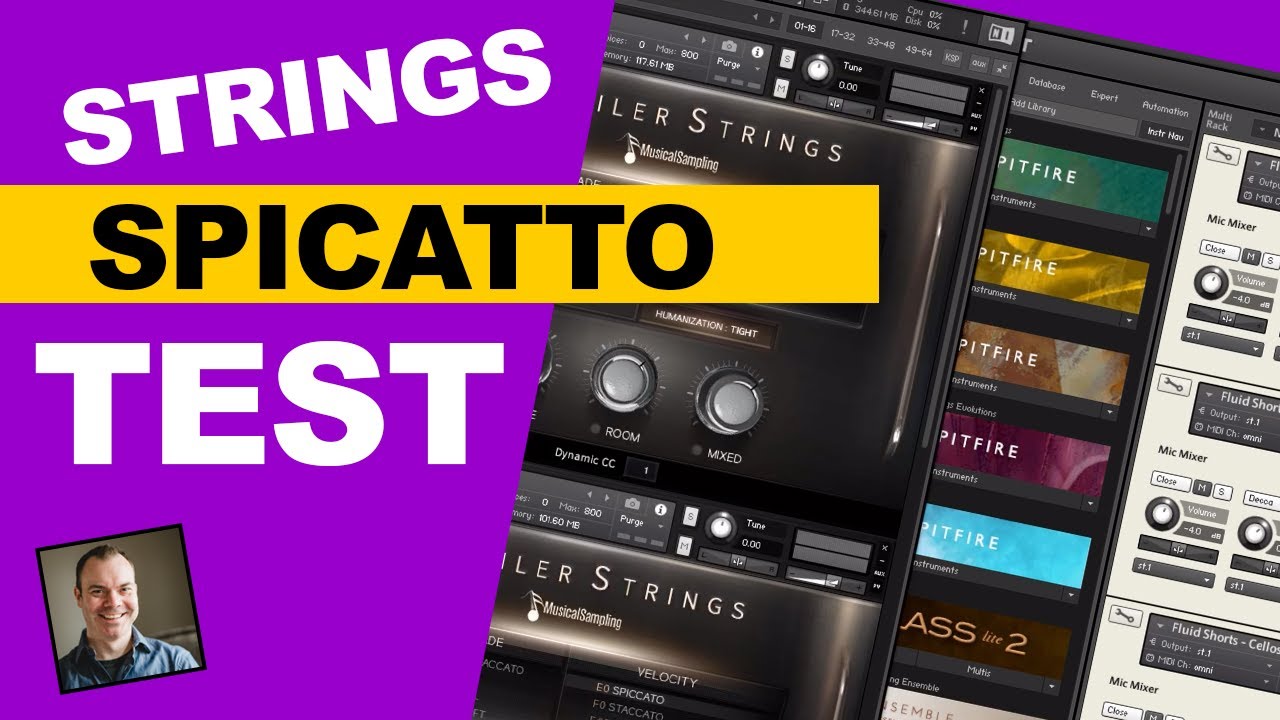 Spiccato Test: LASS, Fluid Shorts, Trailer Strings, Spitfire Chamber ...