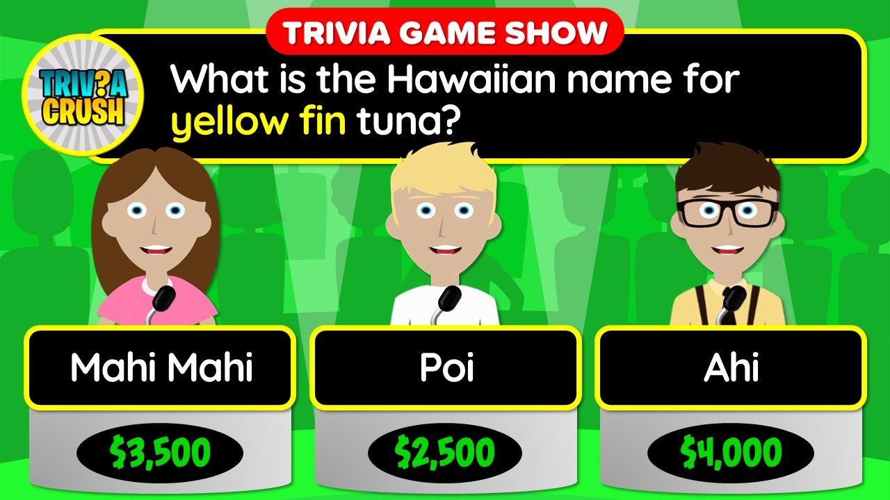 GENERAL KNOWLEDGE QUIZ! - 20 Trivia Questions in a Unique Game Show ...
