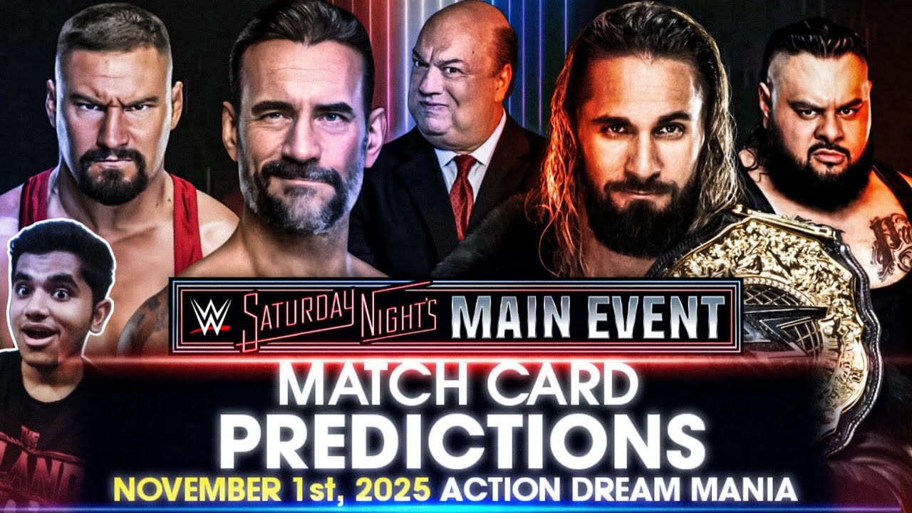 WWE Saturday Night's Main Event 41 Match Card Predictions | November ...