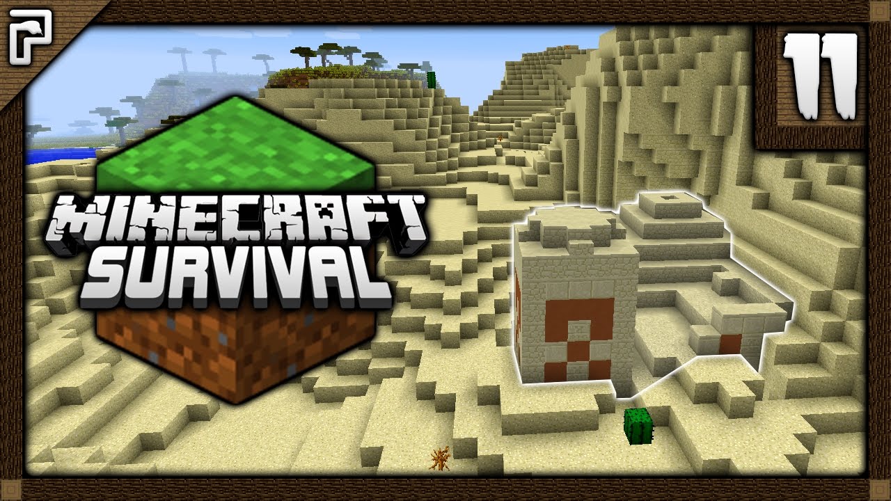 💎 CRAZY Zombie Siege! First Desert Temple! | Let's Play Minecraft ...