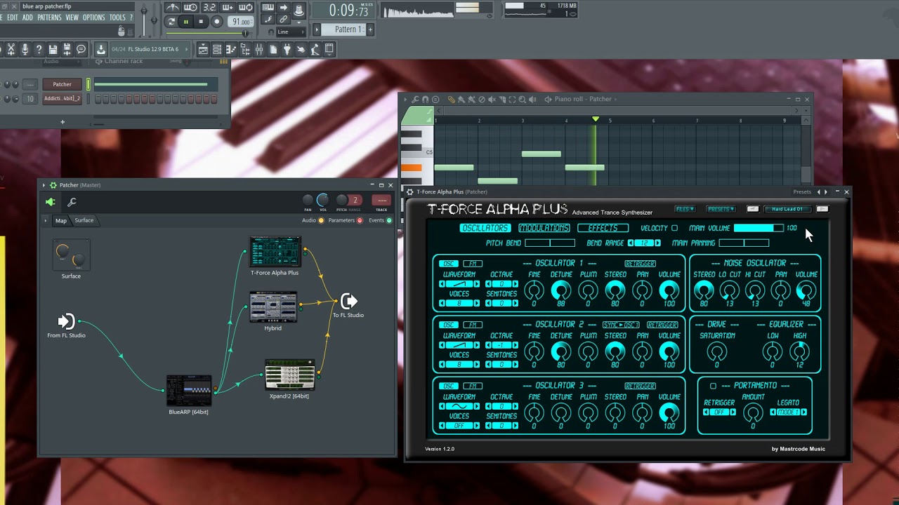 BlueArp, Hybrid, Wavestation, Xpand2, T Force Alpha Plus, Arturia ...