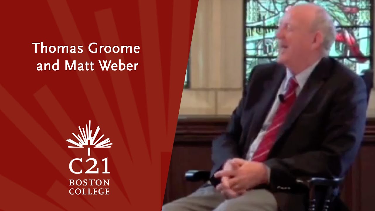 Thomas Groome and Matt Weber - Caught, Not Taught Faith - YouTube