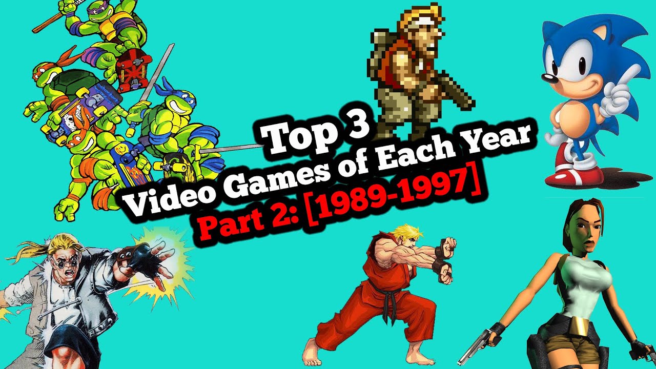 Top 3 Video Games of Each Year: Part 2 (1989-1997) - YouTube