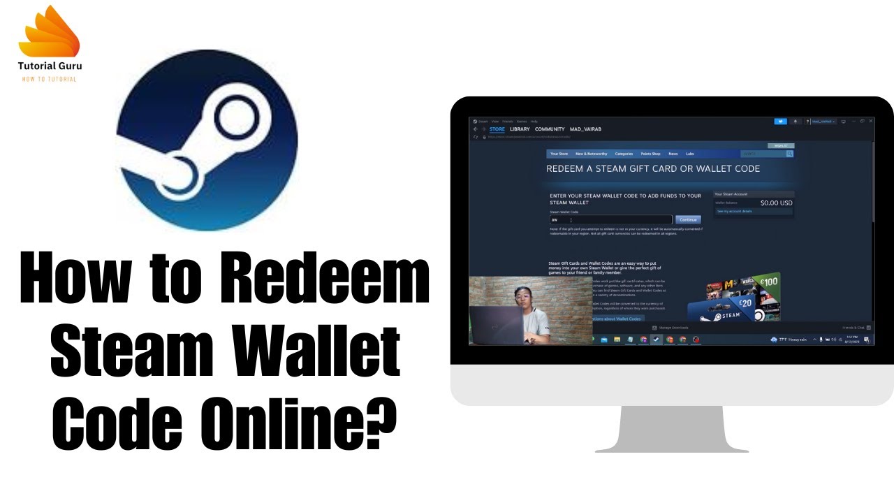 How to Redeem Steam Wallet Code Online? - YouTube