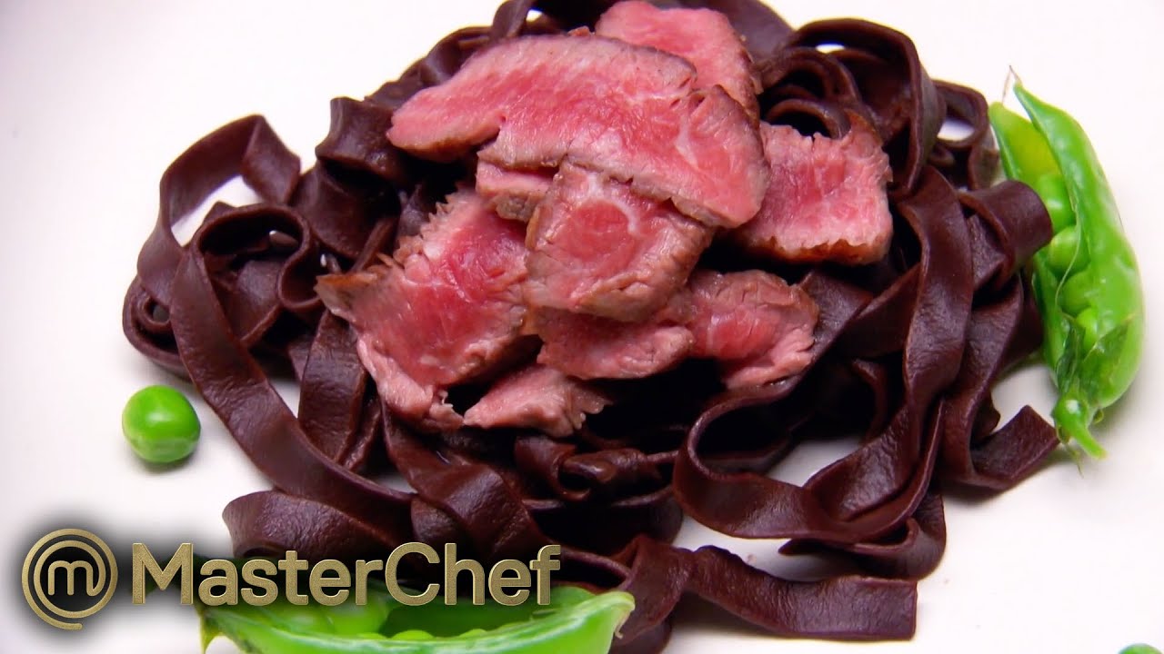 Chocolate Pasta in the Chocolate Invention TesT | MasterChef Australia ...