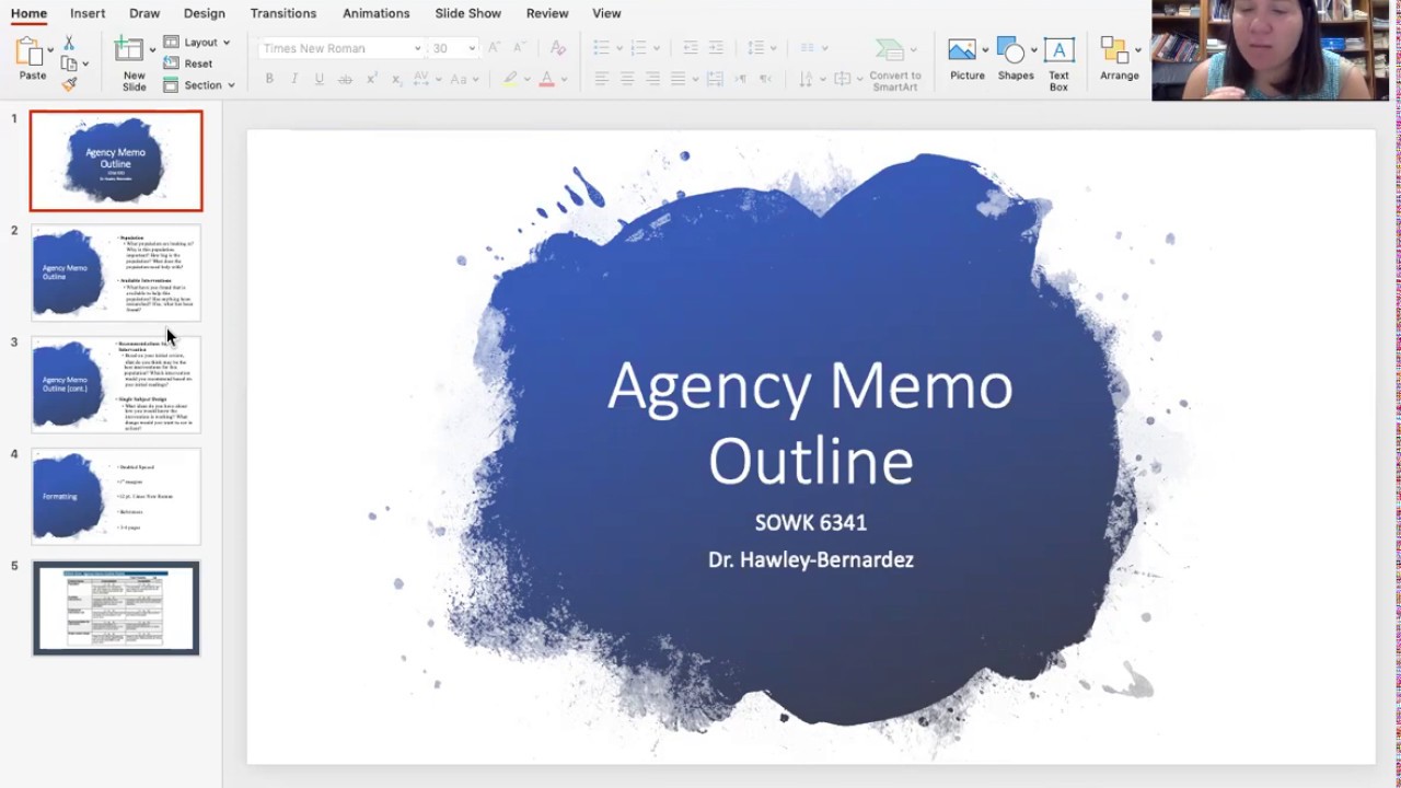 Overview of Agency Memo Assignment - YouTube