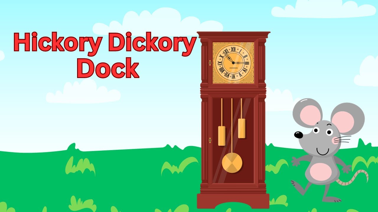 Hickory Dickory Dock | Cartoon video | nursery rhyme and animation song ...