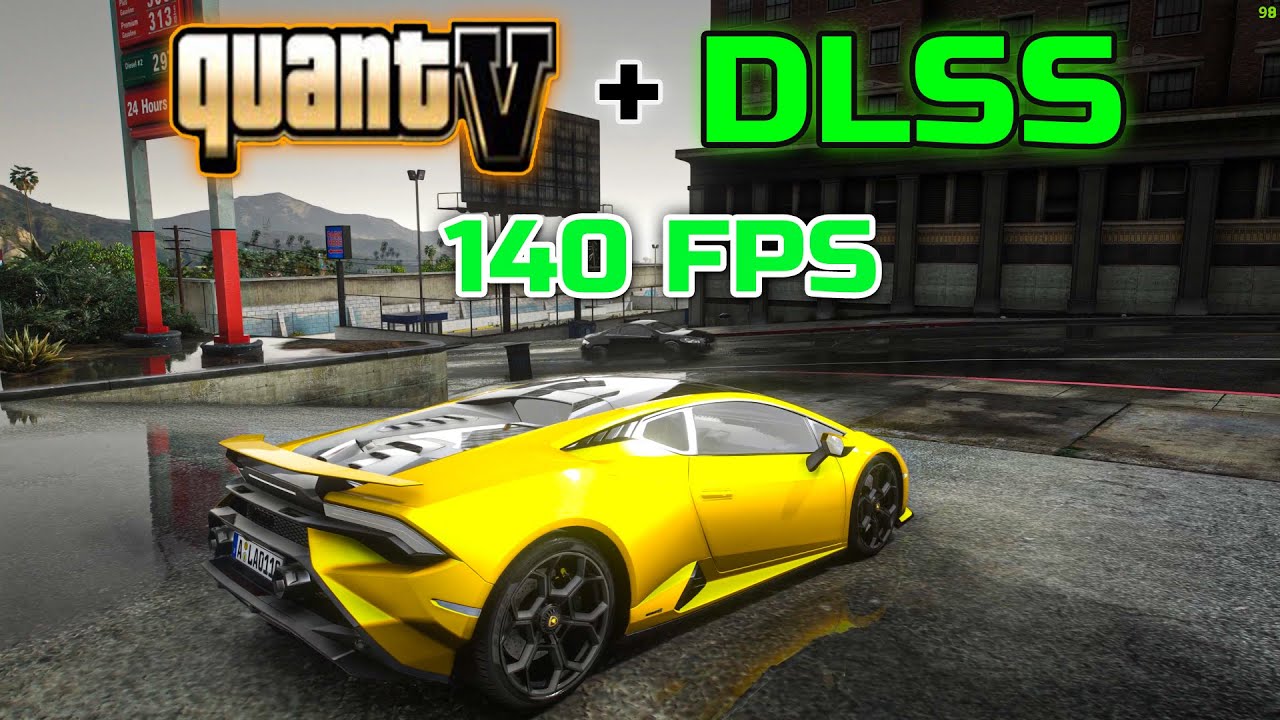 [4K] GTA 5 QUANTV + DLSS 3 MOD BENCHMARK/GAMEPLAY - YouTube