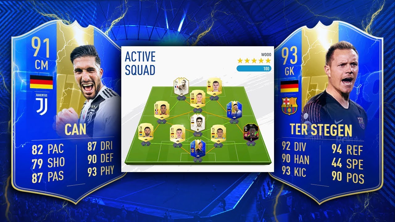 FIFA 19 TOTS Can Review & TOTS Ter Stegen Review | FIFA 19 Team of the ...