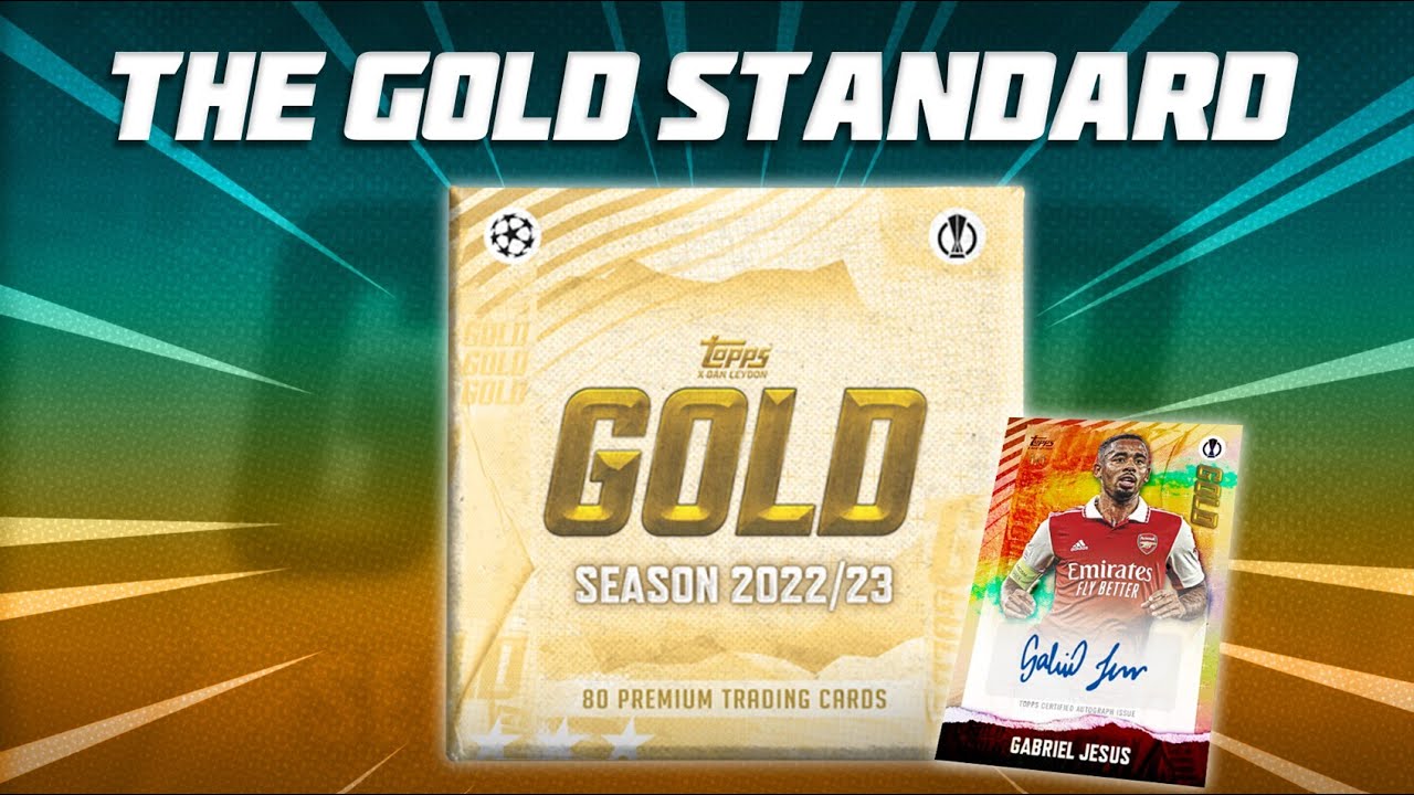 2022/2023 TOPPS GOLD UEFA SOCCER BOX OPENING - YouTube