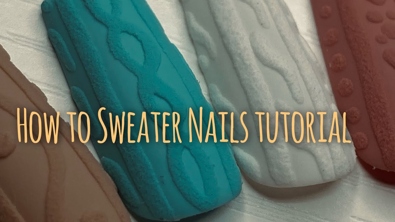 How to Sweater Nails Tutorial 💅🏾 - YouTube