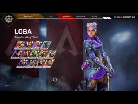 Cool Purple Reign Loba - YouTube