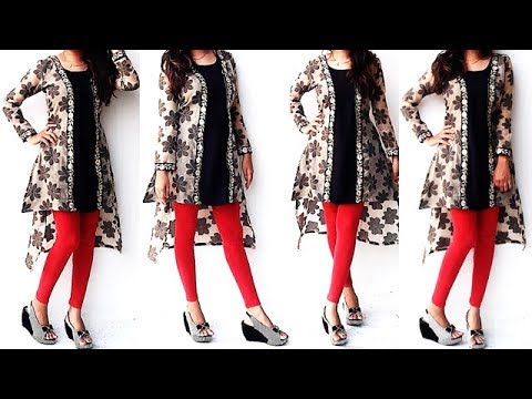 DIY Designer Tunic Top Cutting And Stitching Full Tutorial - YouTube