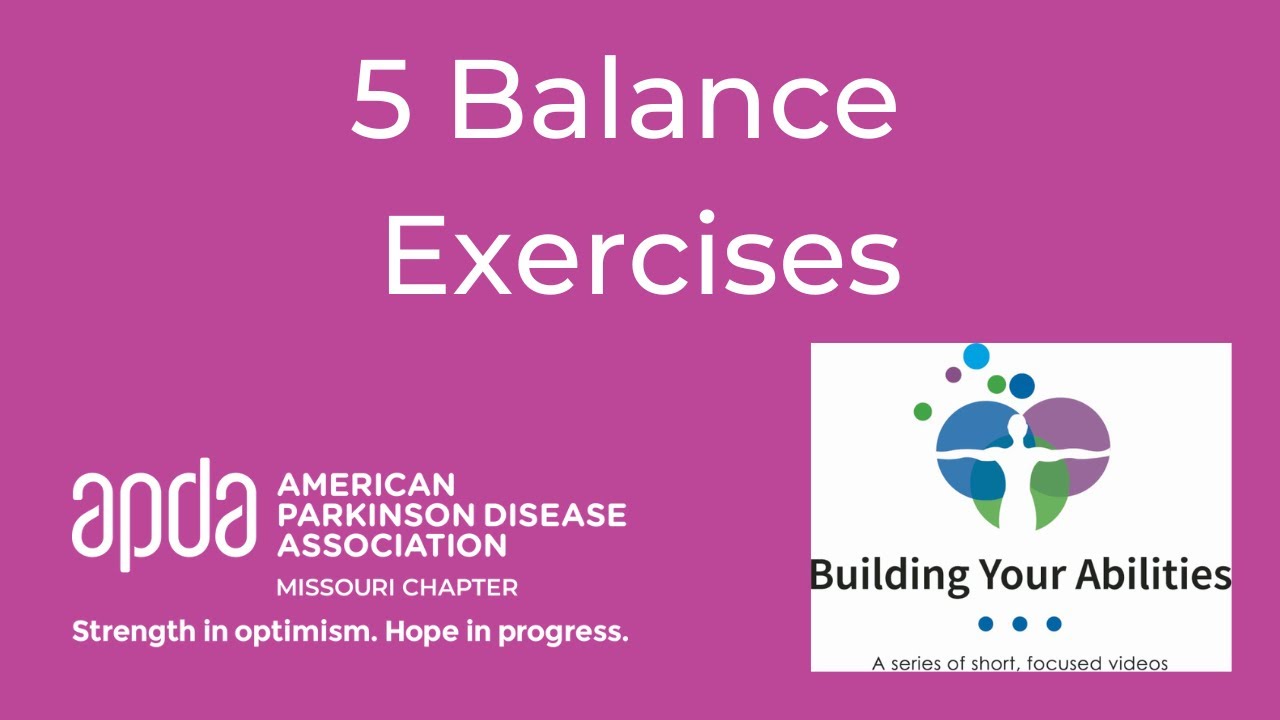 Five Balance Exercises to do at Your Kitchen Counter - YouTube