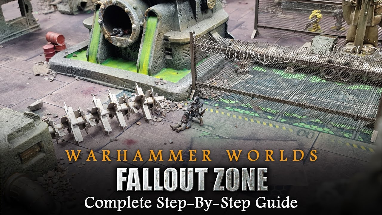 Warhammer Worlds 'FALLOUT ZONE' | 40K Battlefield Creation Warhammer ...