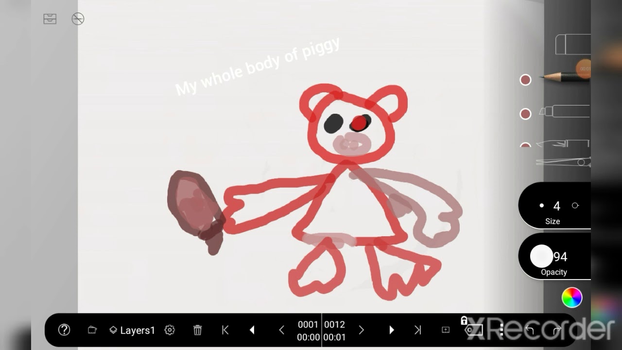 My piggy body creation - YouTube