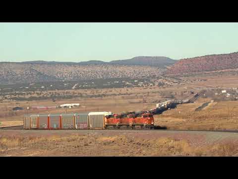 Railfanning BNSF Seligman subdivision (4K) - YouTube