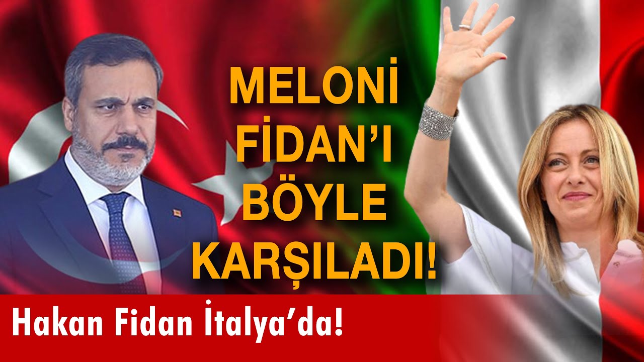 Giorgia Meloni, Hakan Fidan'ı böyle karşıladı! - YouTube
