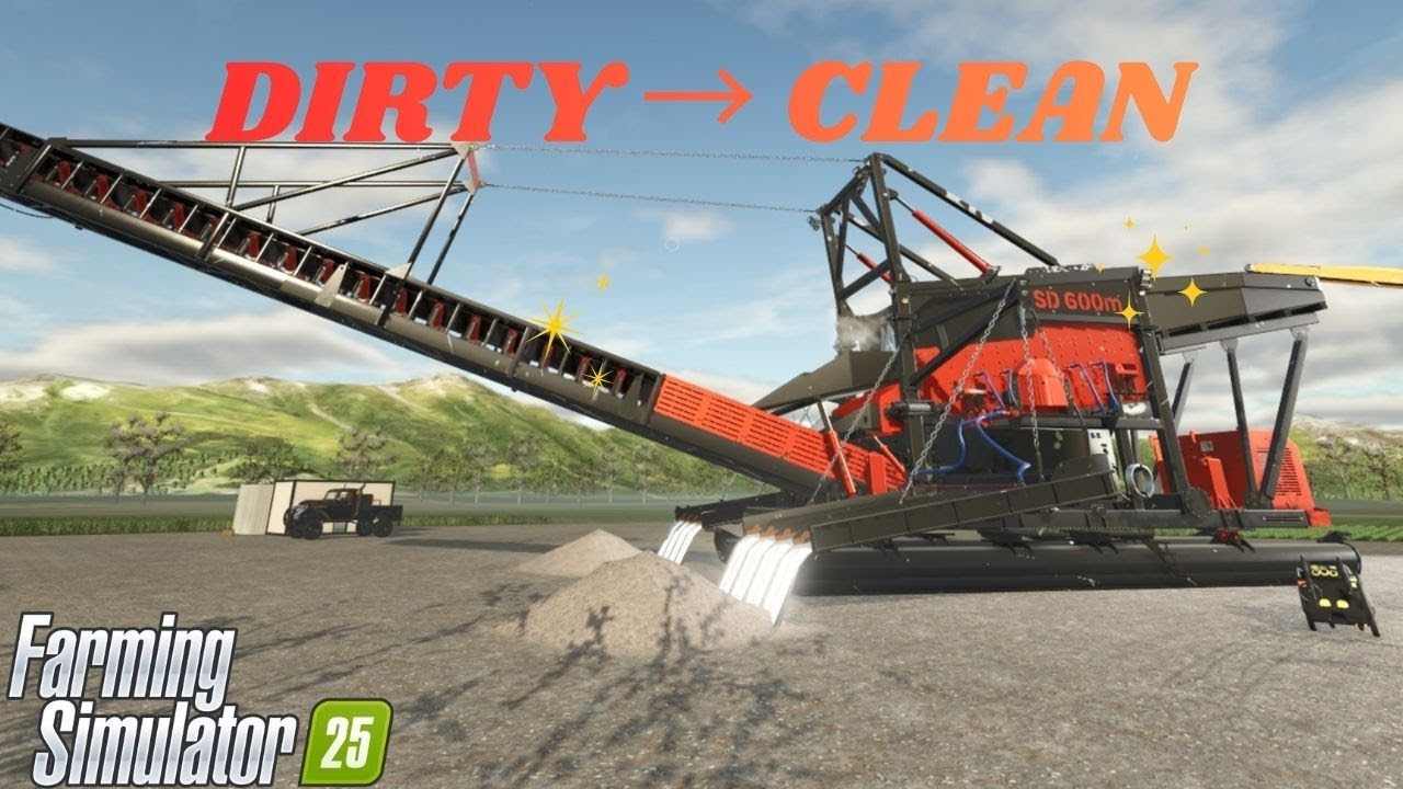 FS25 Gold Mining | Finally Cleaning the Wash Plant 💦 - YouTube