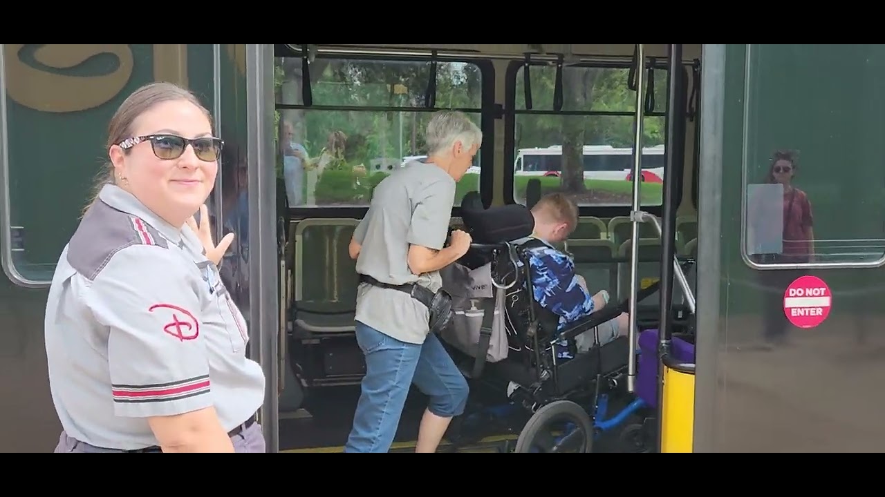 Sam takes bus back to Hollywood Studios from All Star Resort at Disney ...