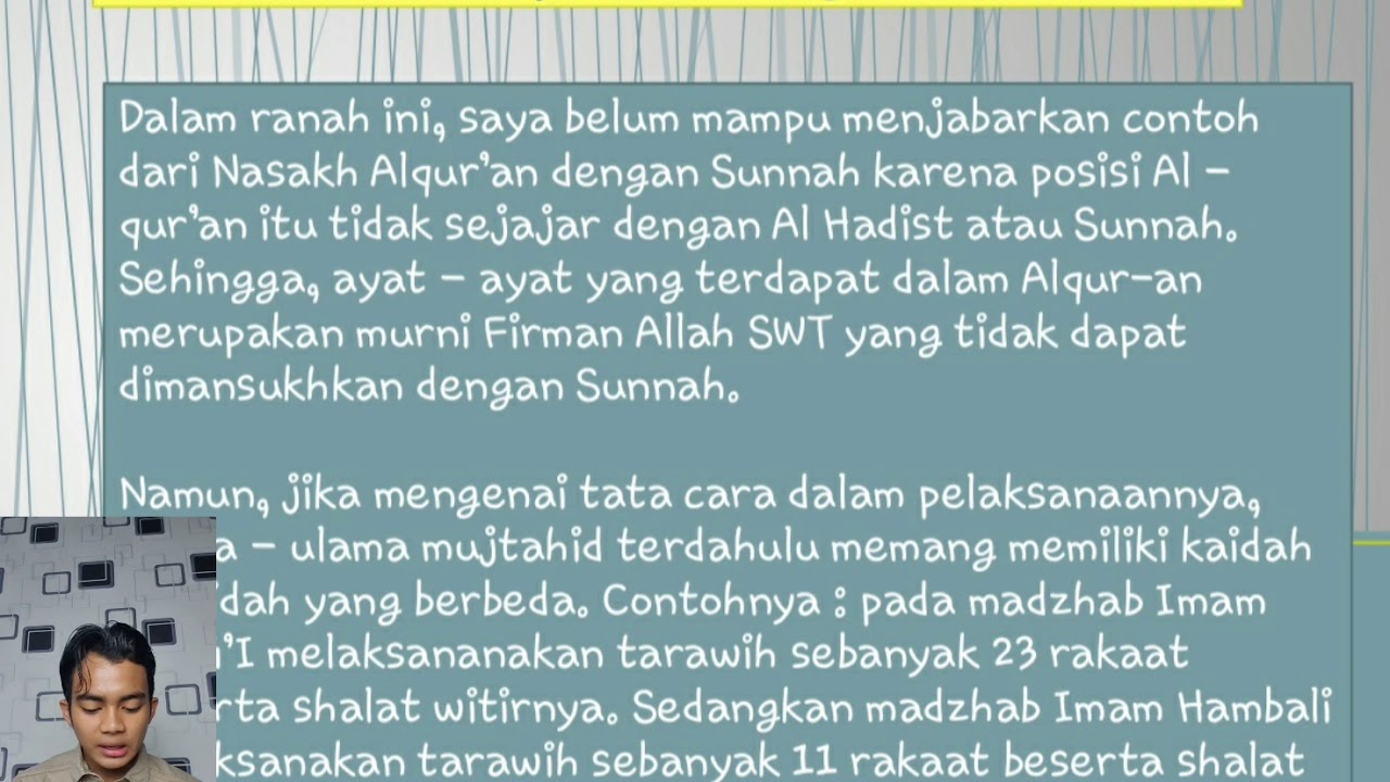 Macam Macam Nasikh Dan Mansukh Beserta Contohnya