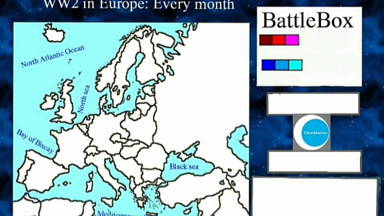 WW2 in Europe: Every Month (Animated Map) - YouTube