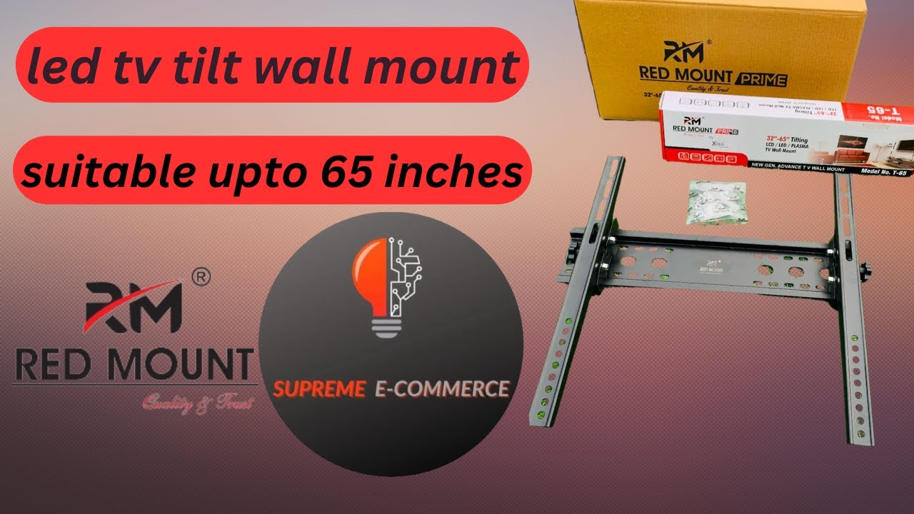 Red mount xolo | led tv wall mount | tilt wall mount | suitable for 65 ...