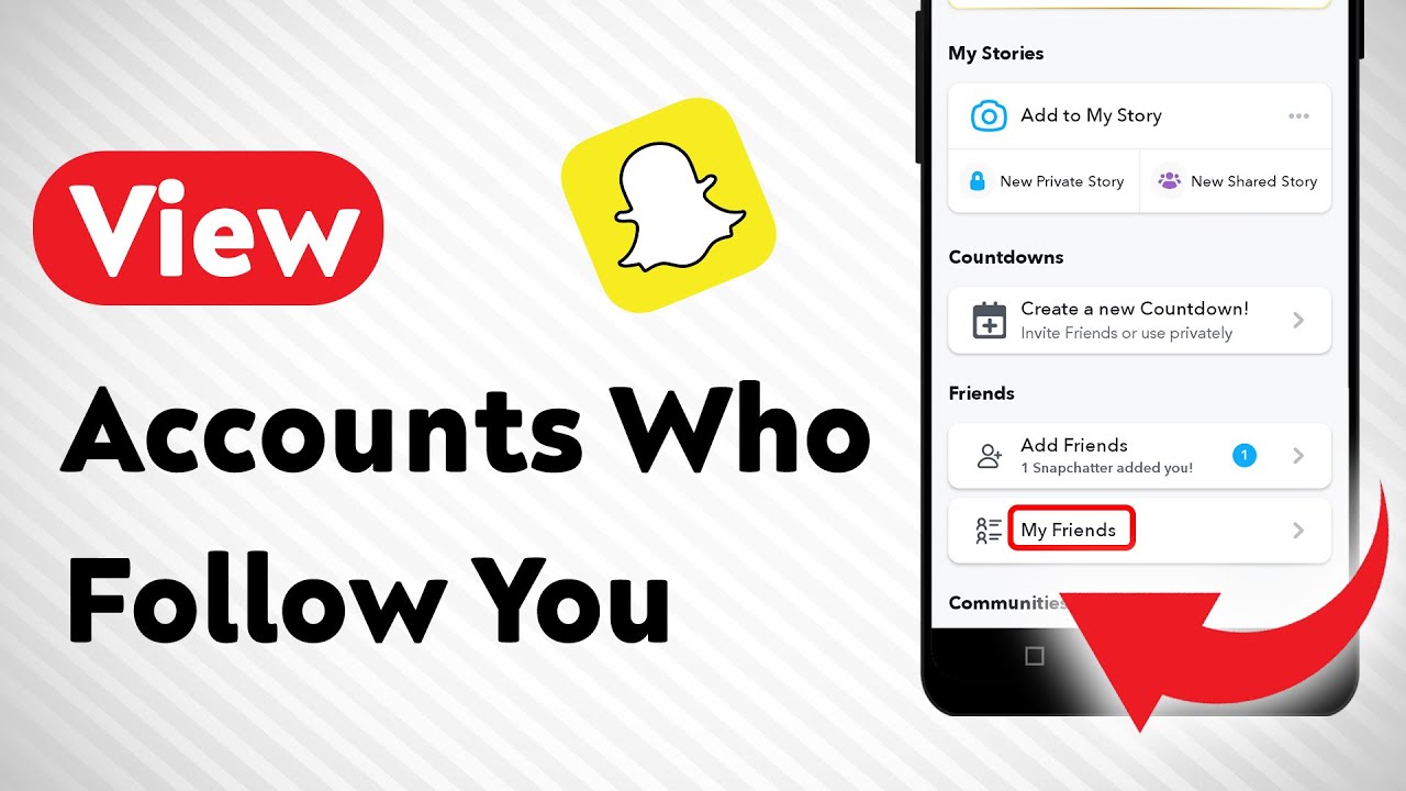 How to View Accounts Who Follow You On Snapchat (Updated) - YouTube
