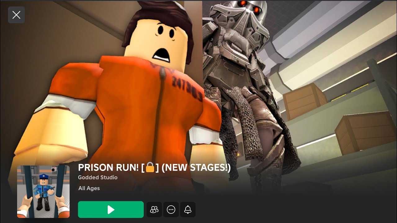 Prison run new stages! Roblox game complete play through! - YouTube