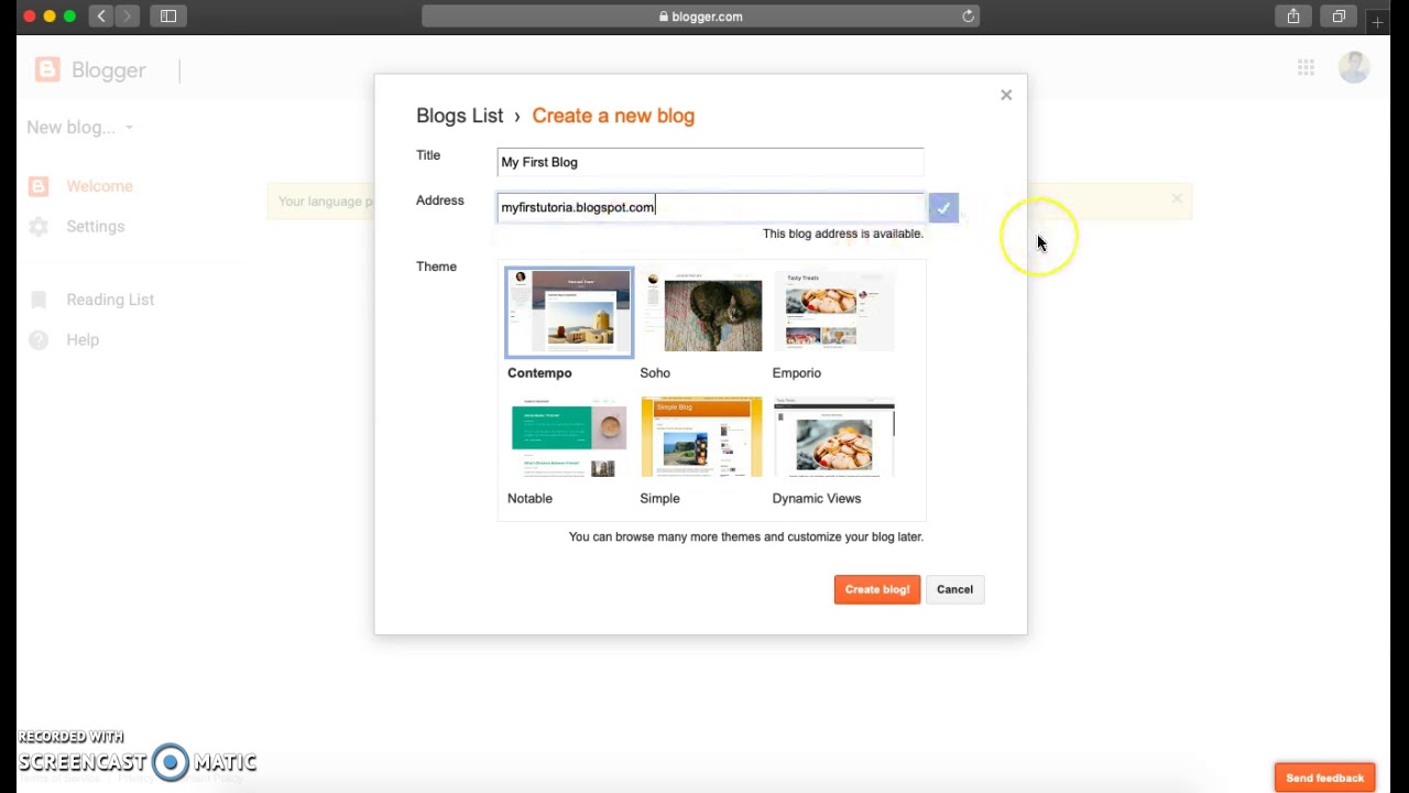 Blogger Tutorial - YouTube