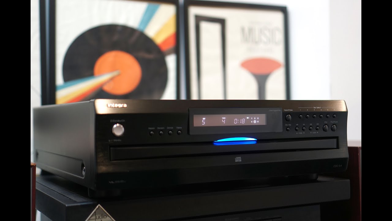 Integra CDC-3.4 Flagship CD Player with 6-Disc changer & Cables ...