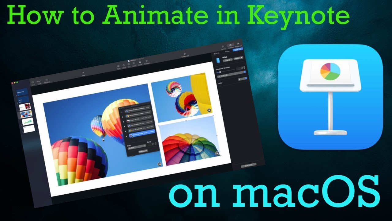 How to Animate Objects in Keynote - YouTube