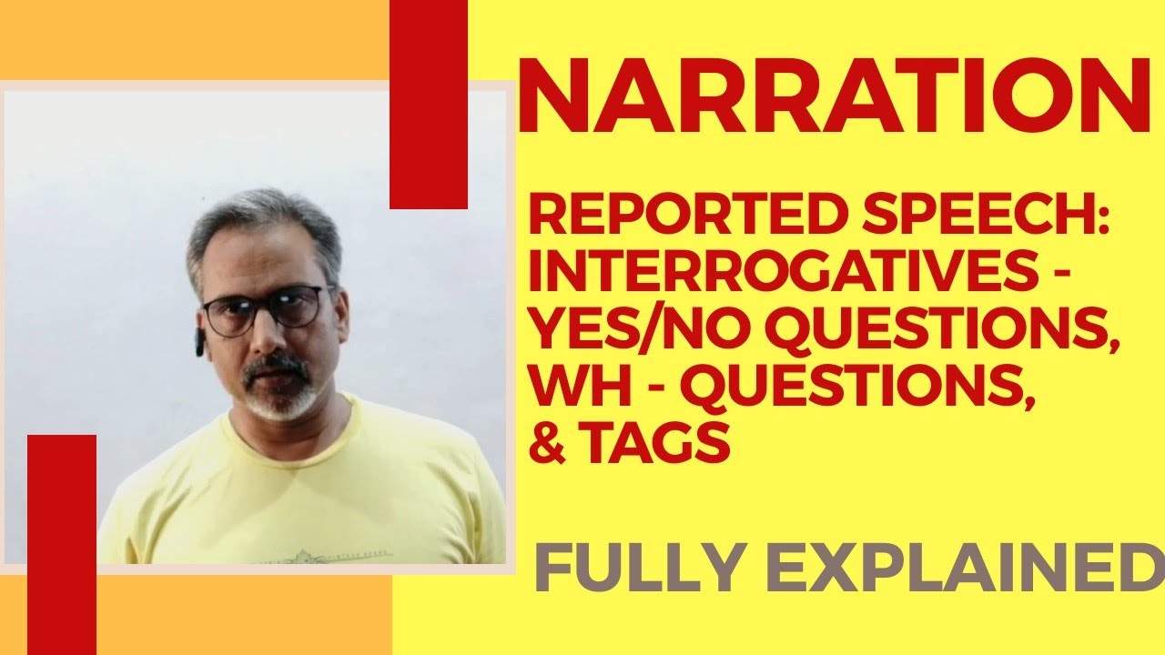 Narration part 3 | interrogative sentences - YouTube
