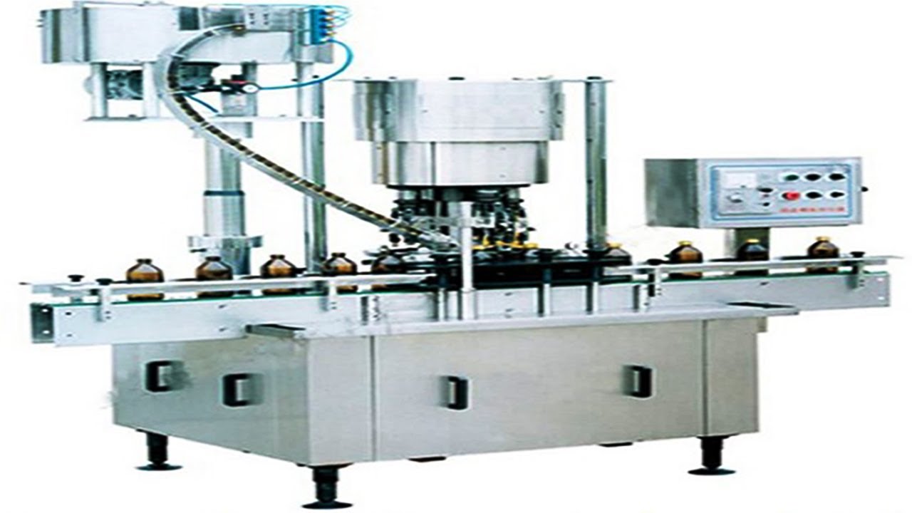 single head ROPP metal capping machine for cans glass bottles automatic rotary capper equipment ...
