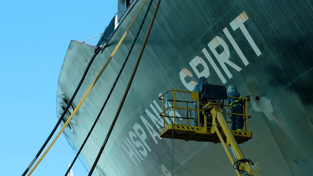 Up Close and Personal: Hispania Spirit Dry-docking | Teekay - YouTube