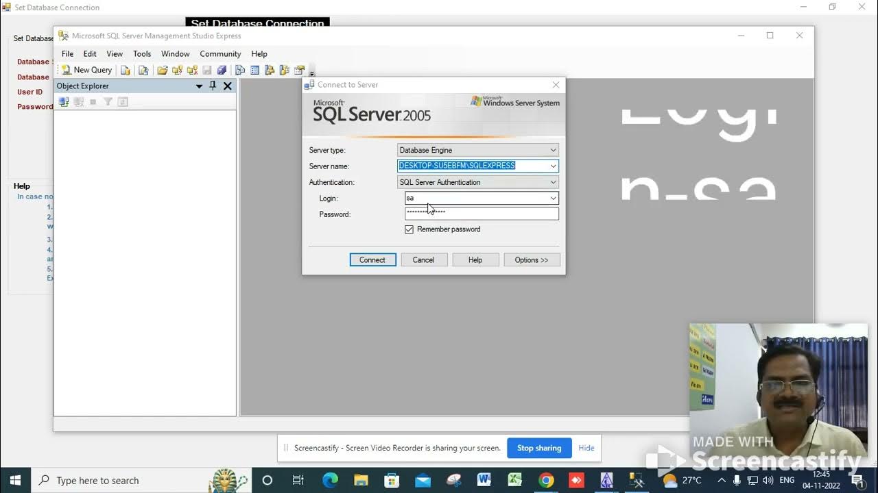 How to Set Database Connection in E-Granthalaya - YouTube