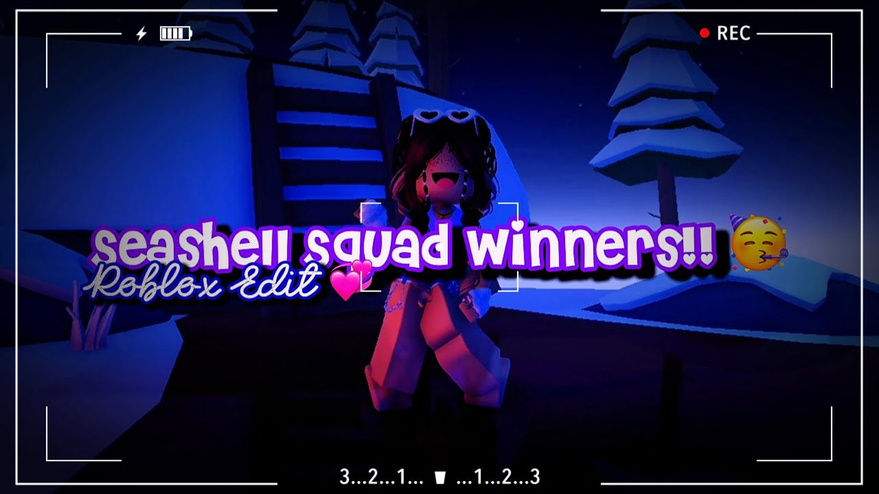 Seashell Squad Winners!! 🥳 || Roblox Edit 💞 || ☂️ - YouTube