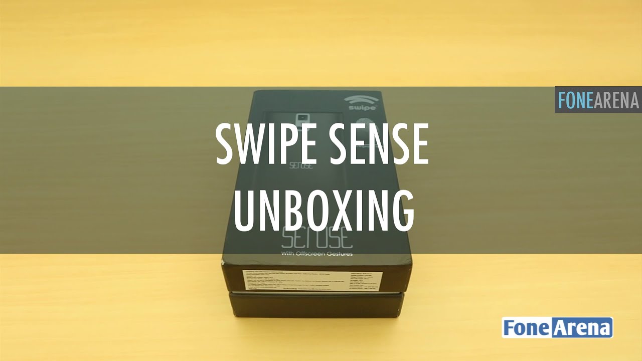 Swipe Sense Unboxing - YouTube